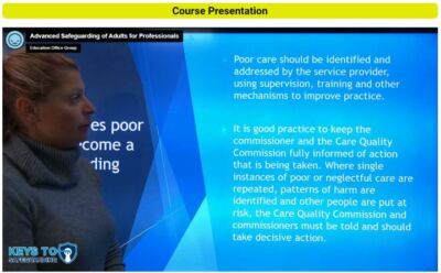 Advanced Safeguarding of Adults for Professionals - Keys To Safeguarding