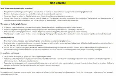 Positive Handling and Challenging Behaviour - Keys To Safeguarding
