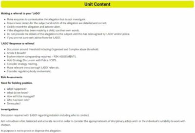 Safer Recruitment, Managing Allegations and the LADO Process - Keys To ...